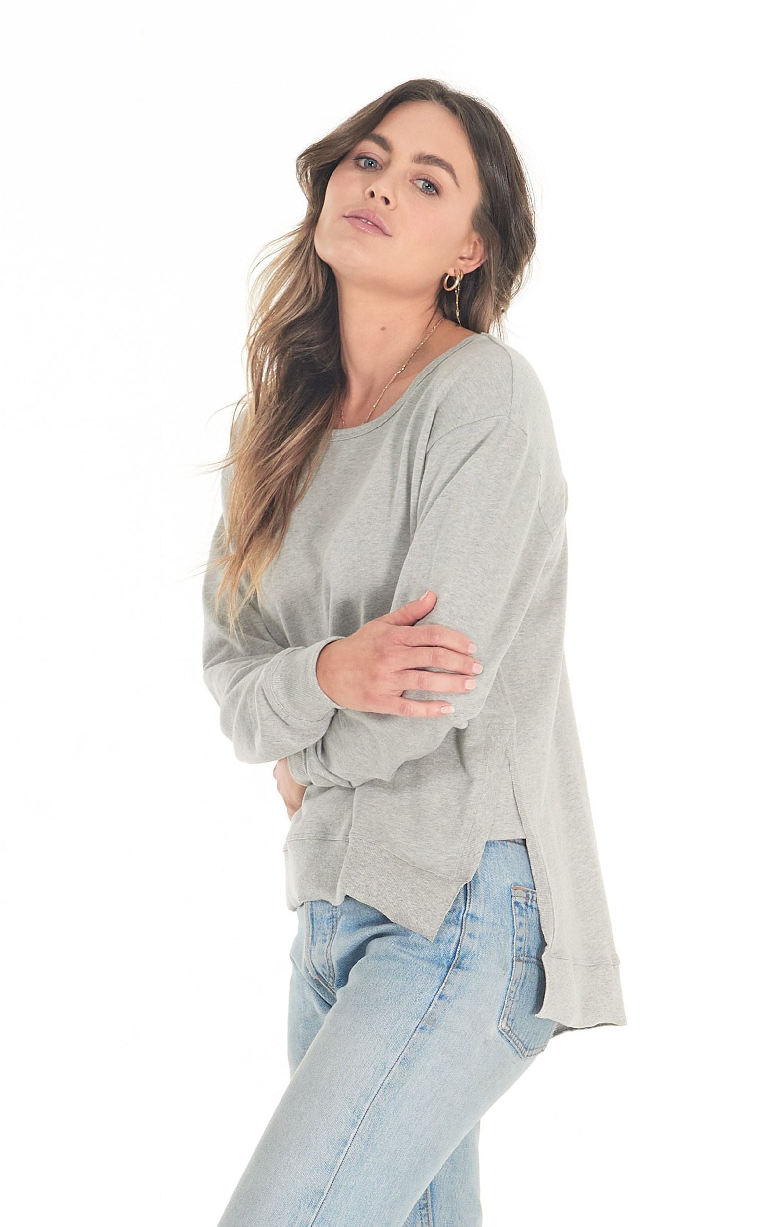 Addyson Sweater - Grey Marle – Elbury Court